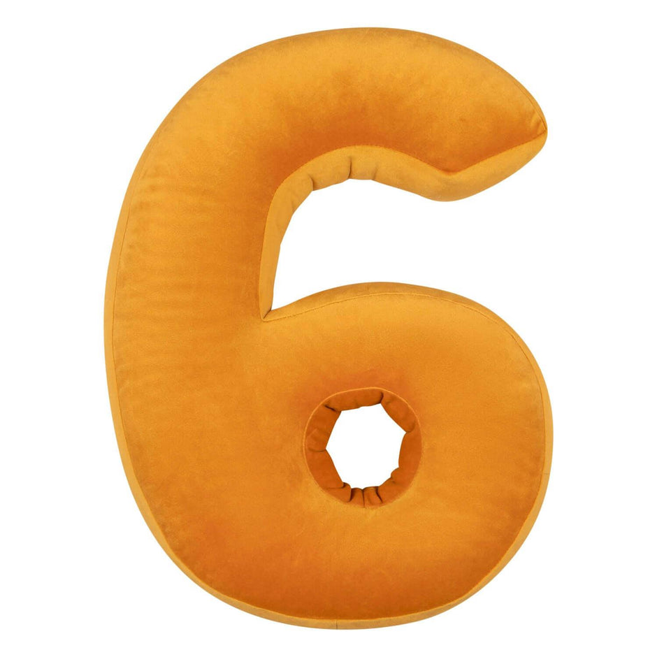 Velvet Number Cushions | Unique birthday decoration idea
