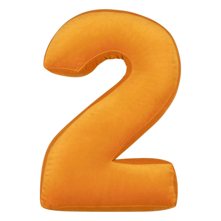 Velvet Number Cushions | Unique birthday decoration idea